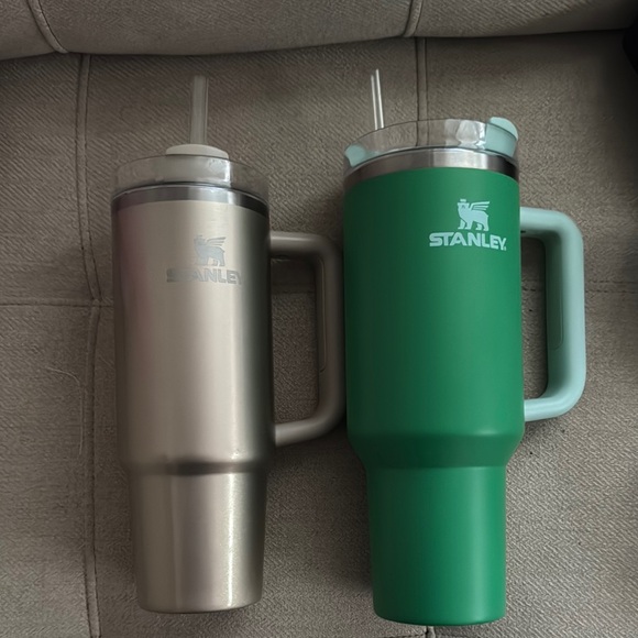 Stanley | Kitchen | Stanley Gold And Green Tumblers | Poshmark